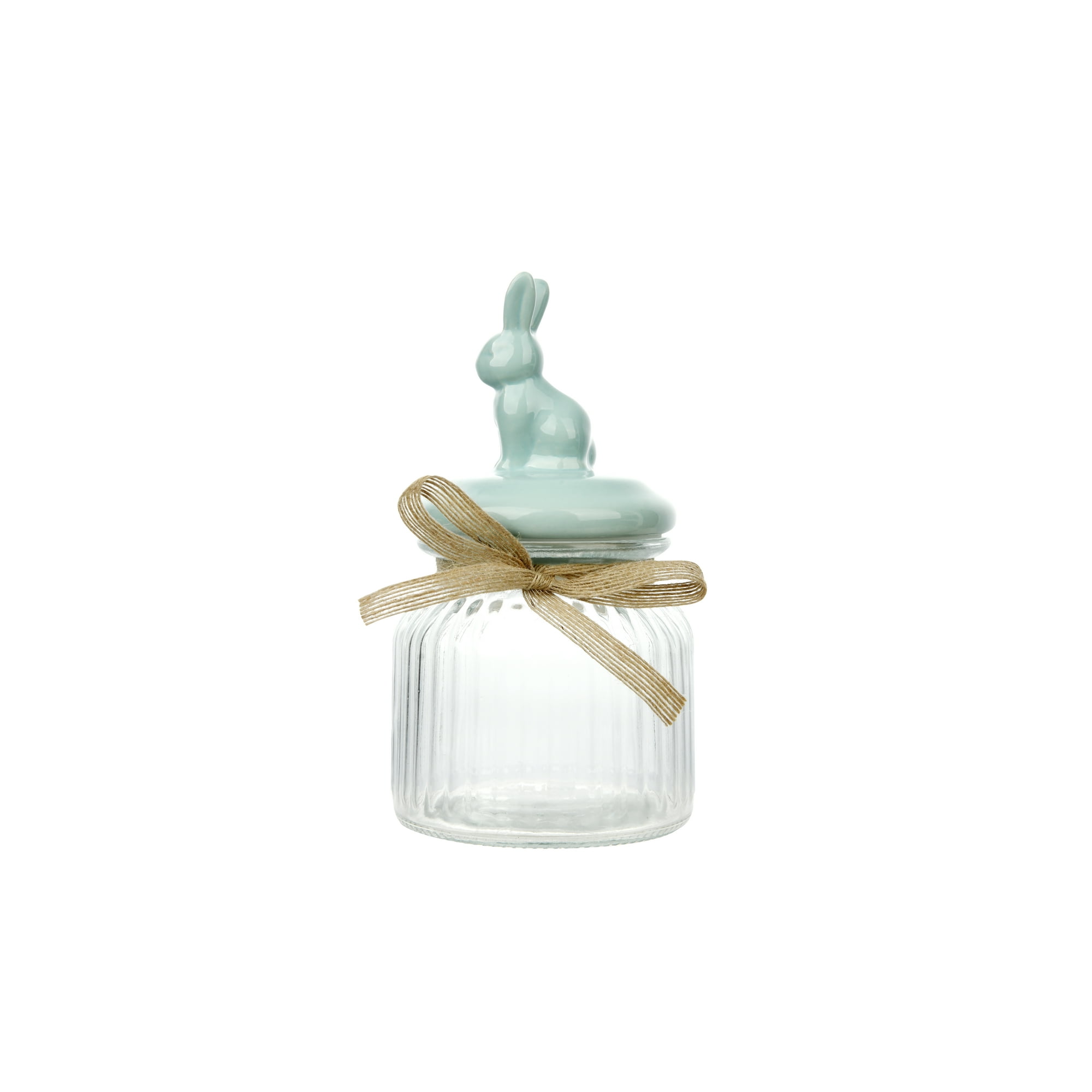 Click here for Way To Celebrate Easter Glass Jar With Green Rabbi... prices