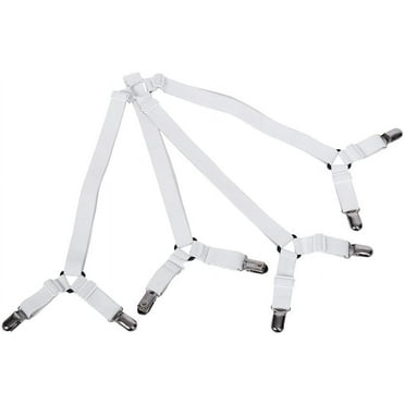 8 PCS Sheet Fasteners Bed Sheet Clips, Elastic Sheet Gripper Mattress ...