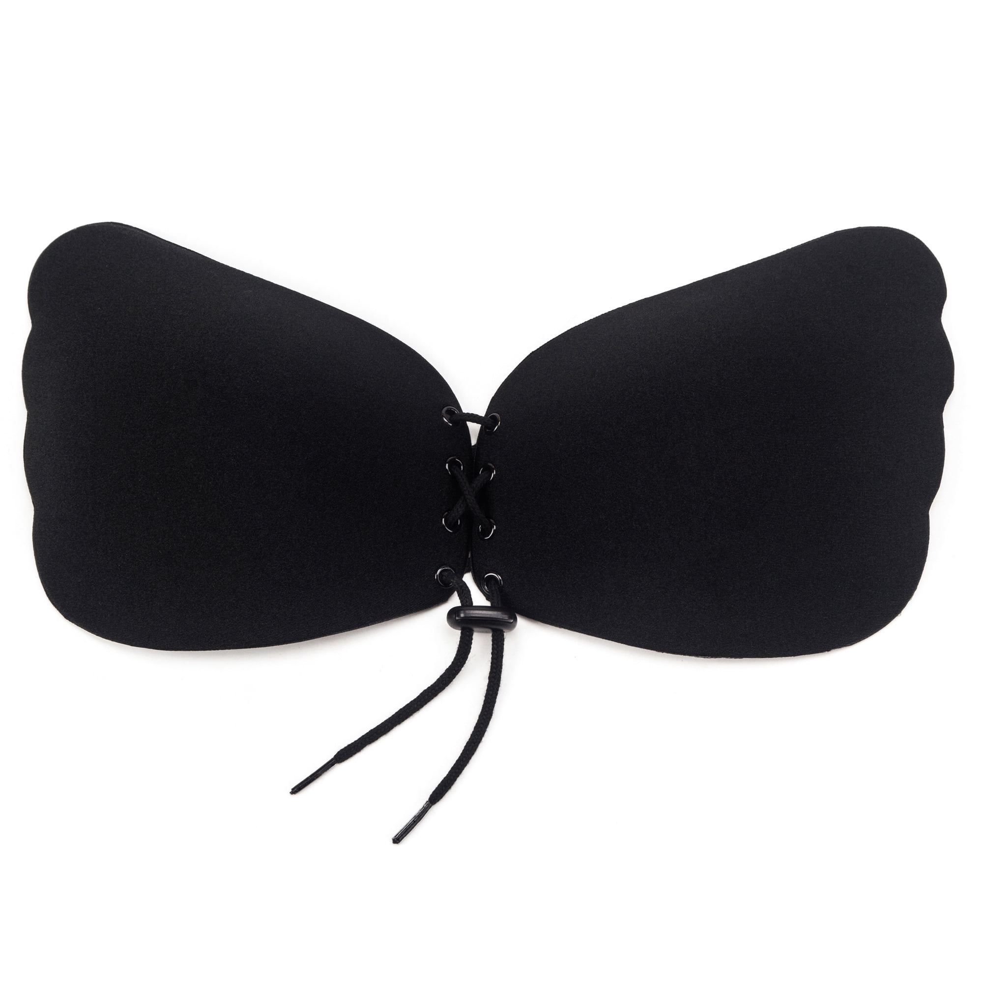 2Packs 3/4 Cup Nude Bra Strapless with Drawstring Suit for Wedding Ball ...