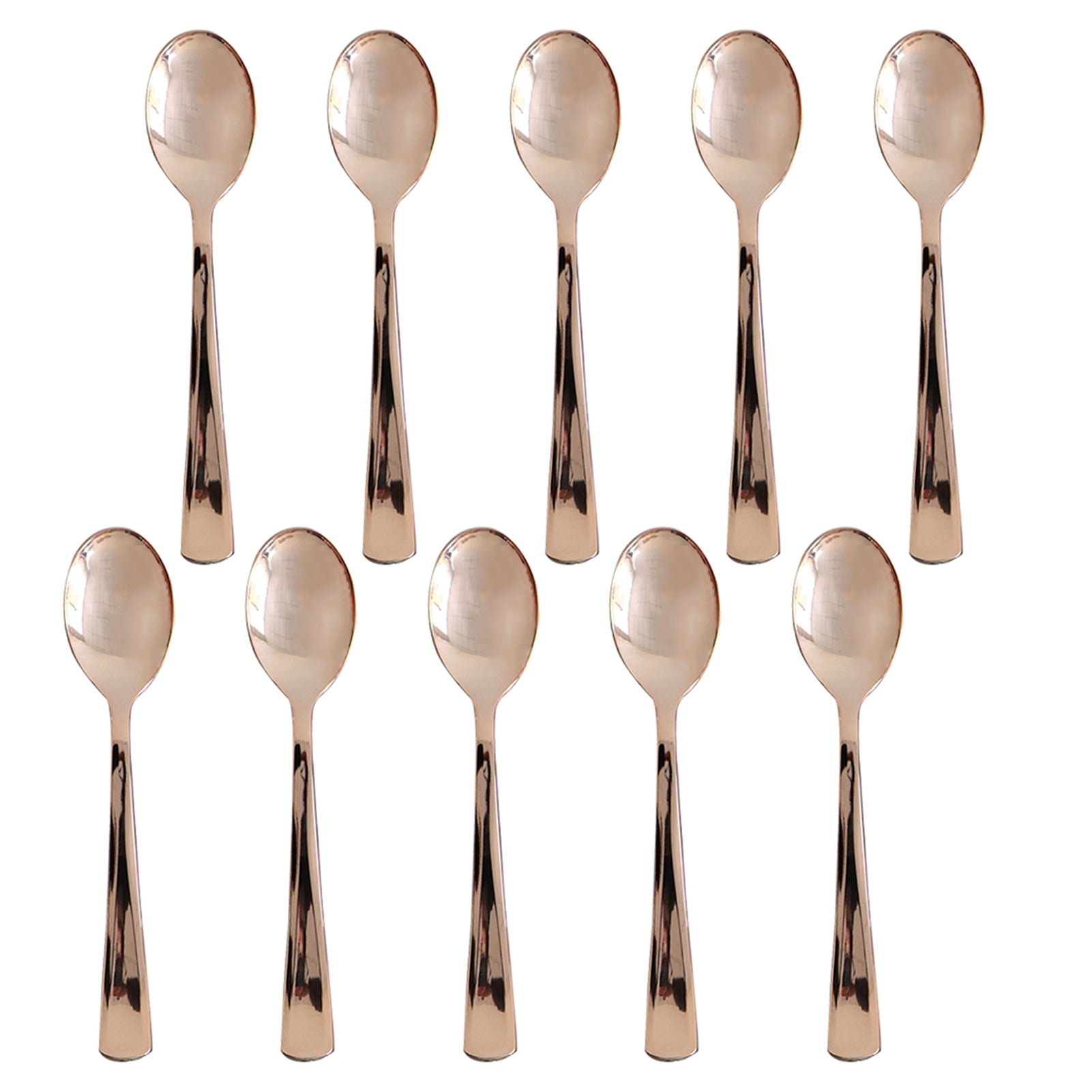 Farfi 1 Set Party Tableware Anti-slip Stackable Paper Rose Golden ...