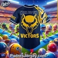 Custom Michigan Hail to The Victors Go Blue Football Baseball Jersey ...