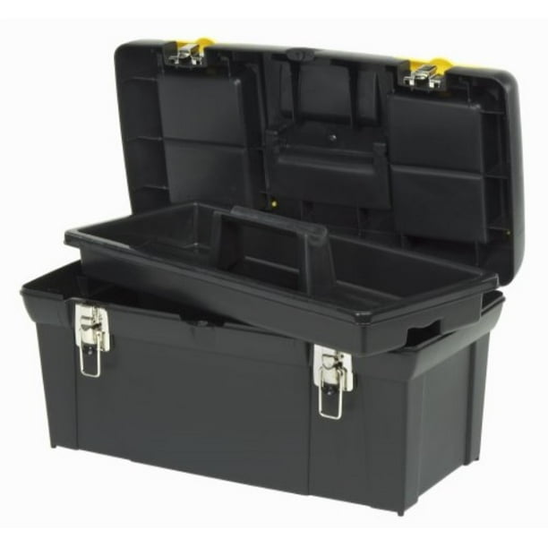 stanley 024013r 24-inch series 2000 tool box with tray - Walmart.com ...