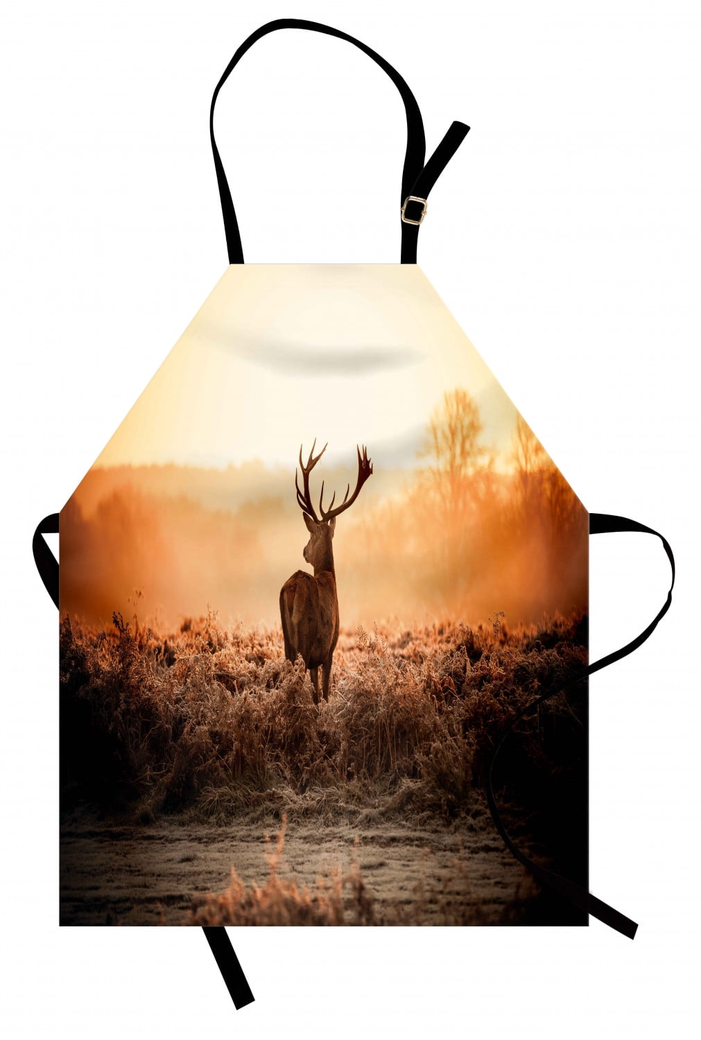Hunting Apron Red Deer in the Morning Sun Wilderness Nature Scenery ...