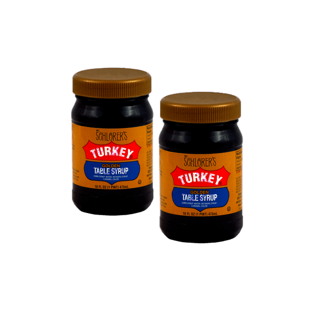 Mrs. Schlorer’s Brand Turkey Table Syrup, 2-Pack 16 fl. oz. Jars ...