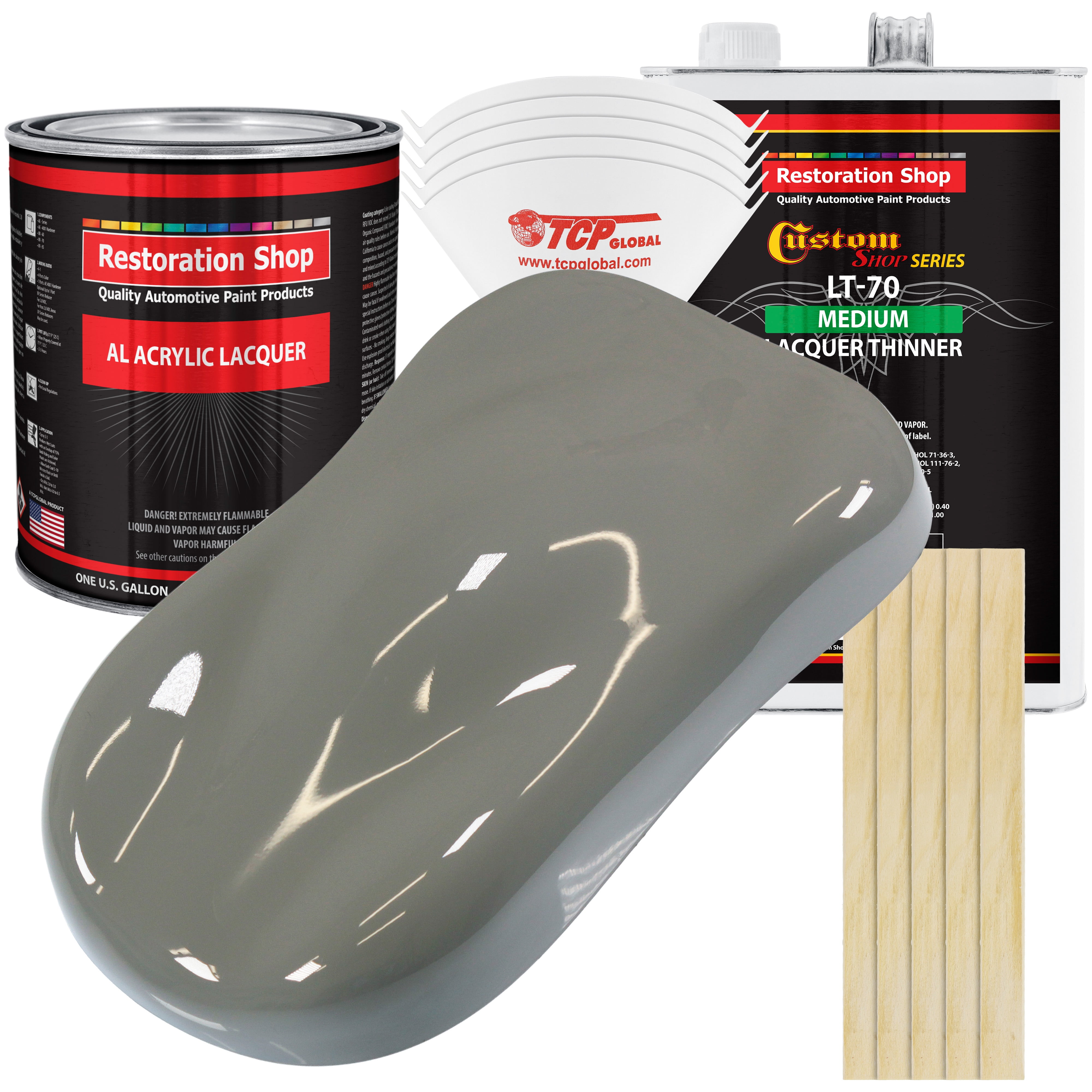Restoration Shop Dove Gray Acrylic Lacquer Auto Paint Complete restoration-shop-dove-gray-acrylic-lacquer-auto-paint-complete