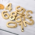 BESTYASH 10Pcs Golden Stereoscopic Decorative House Numbers Modern ...