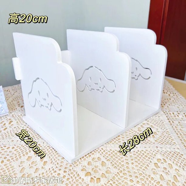 Anime Sanrio Desktop Rack Wooden Bookshelf Hello Kitty Cinnamoroll ...