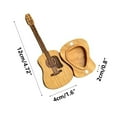 YIMWNYI Wooden Guitar Pick Box: Ideal Music Gift for Acoustic, Electric ...