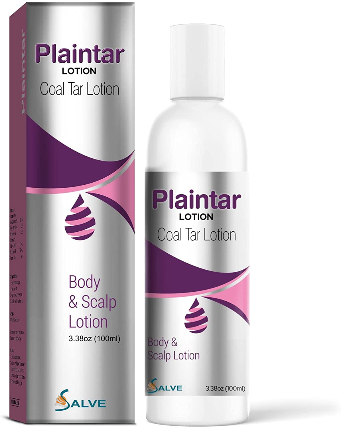 Salve Plaintar Coal Tar Leave on Lotion for Dandruff, Psoriasis ...