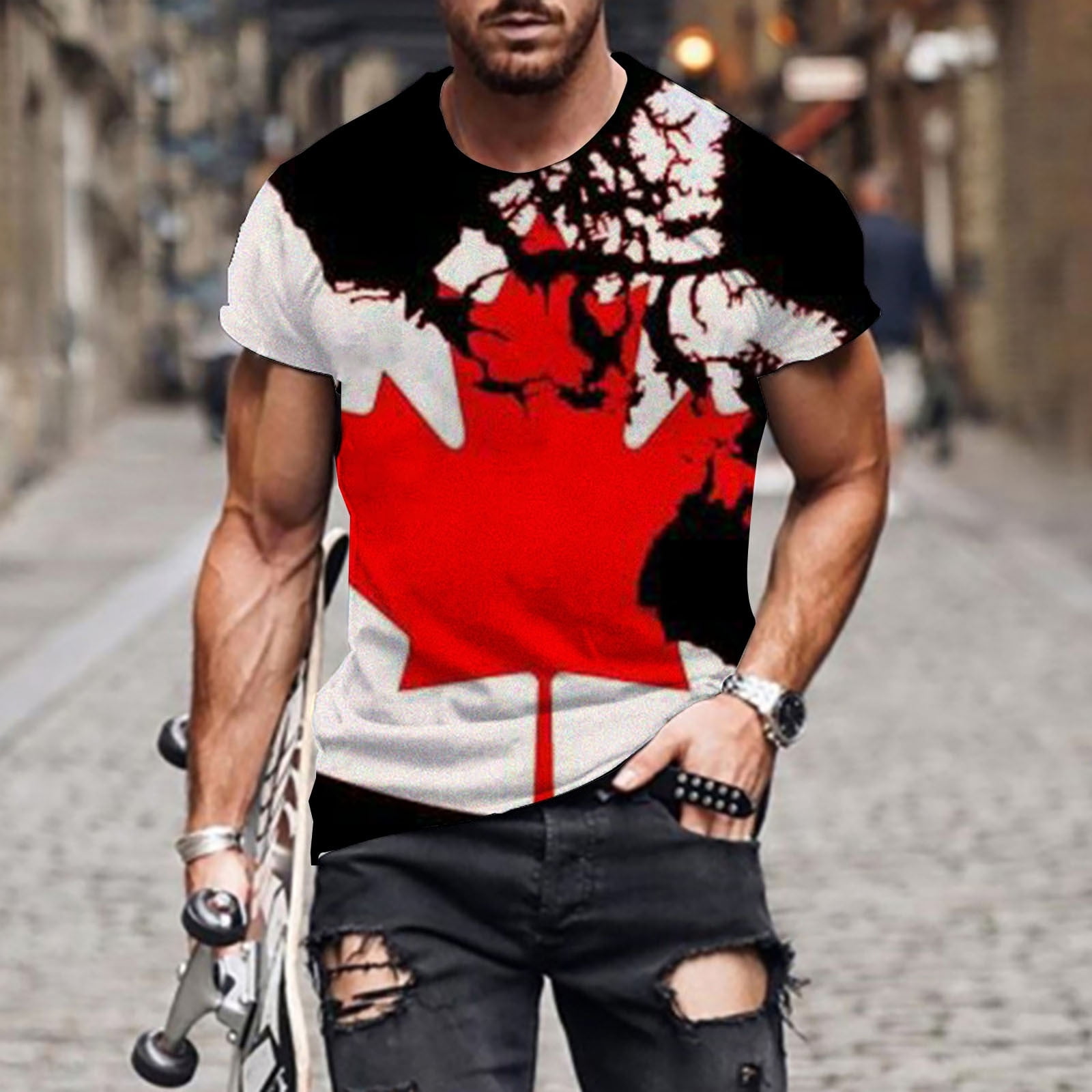 Click here for Chaochao Men T Shirts Canada T Shirts For Men Patr... prices