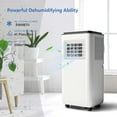 WPOND 8,000 BTU 3-in-1 Portable AC & Dehumidifier, Remote Control ...