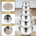 TINANA 26PCS Stainless Steel Mixing Bowls with Lids Set, Nesting Mixing ...