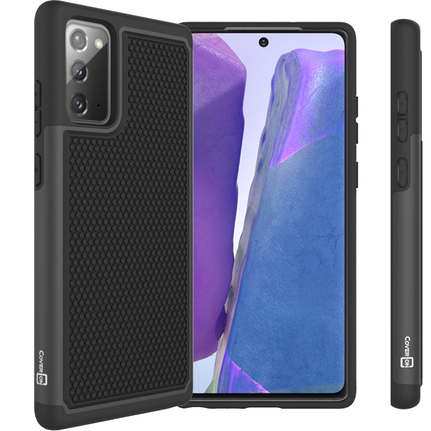 CoverON Samsung Galaxy Note 20 Phone Case, HexaGuard Series Slim Hybrid ...