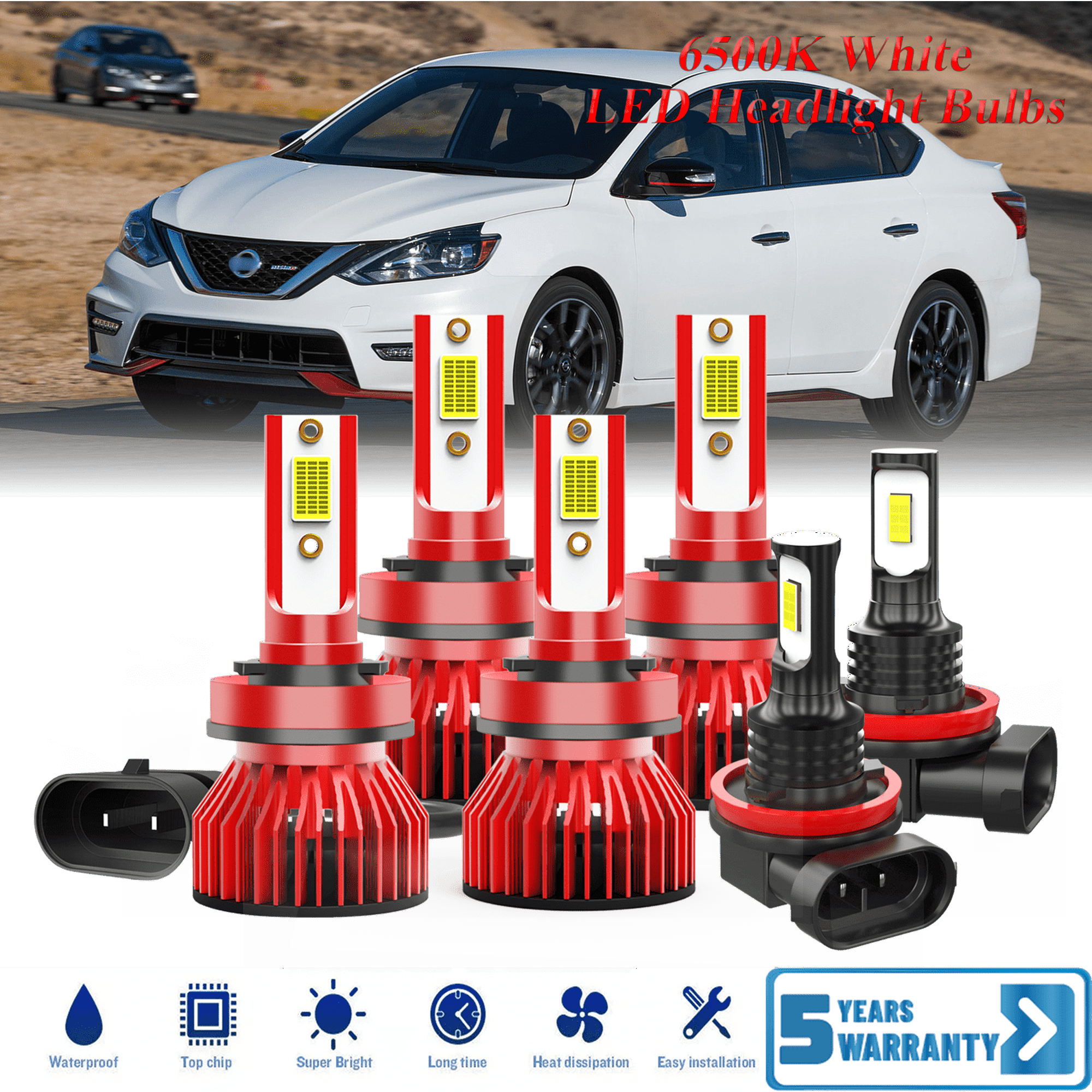 Click here for Aqj For Nissan Sentra 2013-2019 Combo Led Headligh... prices