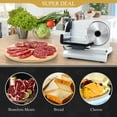 7.5" Blade 150W Commercial Meat Slicer Electric Deli Slice Veggie ...