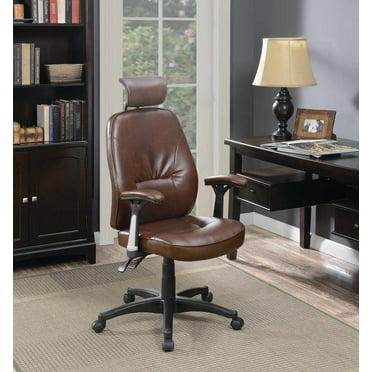 Coaster Bucket Set Office Seat Leather Swivel Chair - Walmart.com