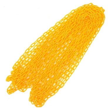 Plastic Chain,Bexikou 32.8ft Plastic Barrier Chain, Weatherproof Safety ...