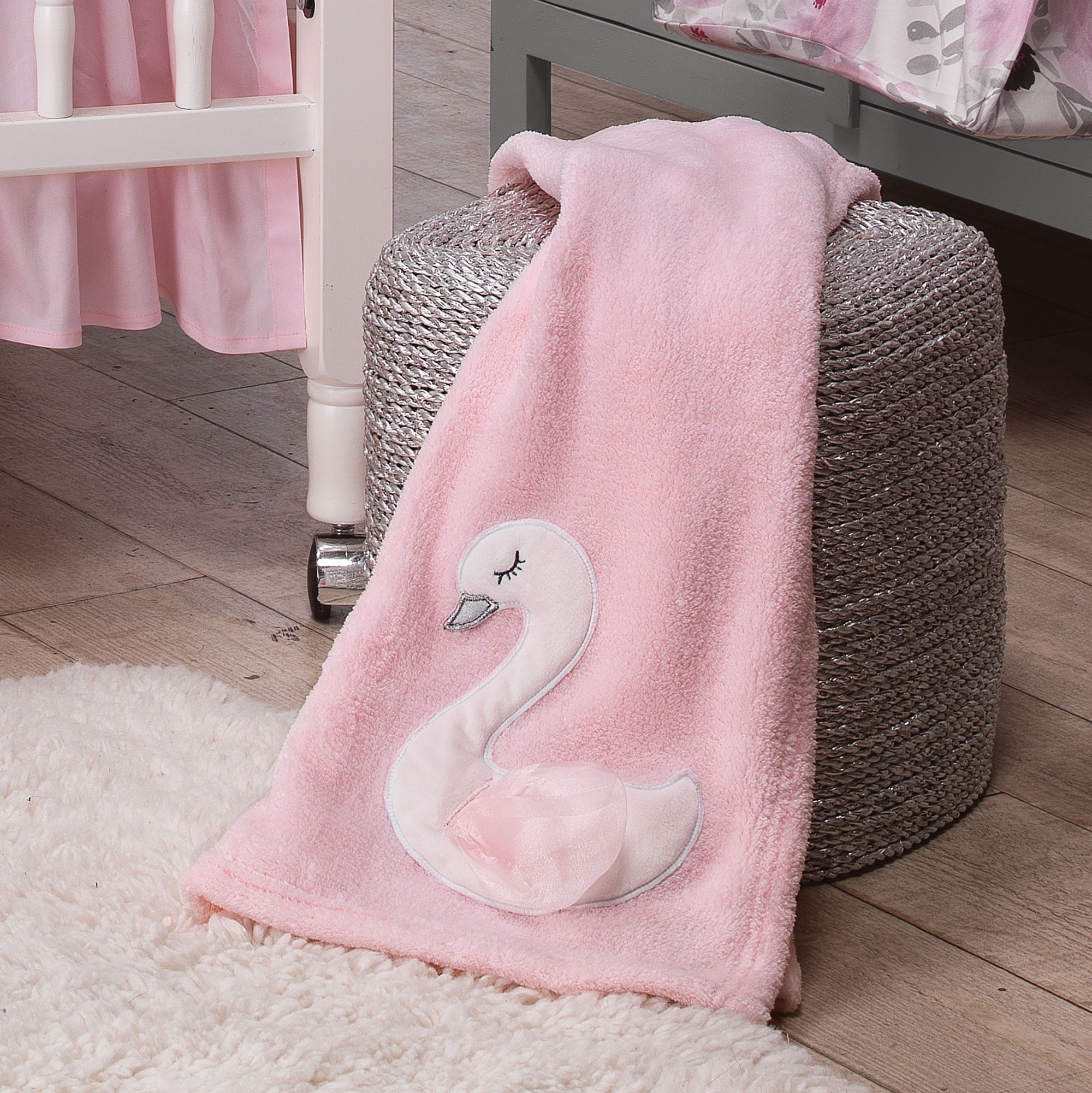 Swan Sherpa Blanket Couple Swan Fleece Throw Blanket Boys Girls ...