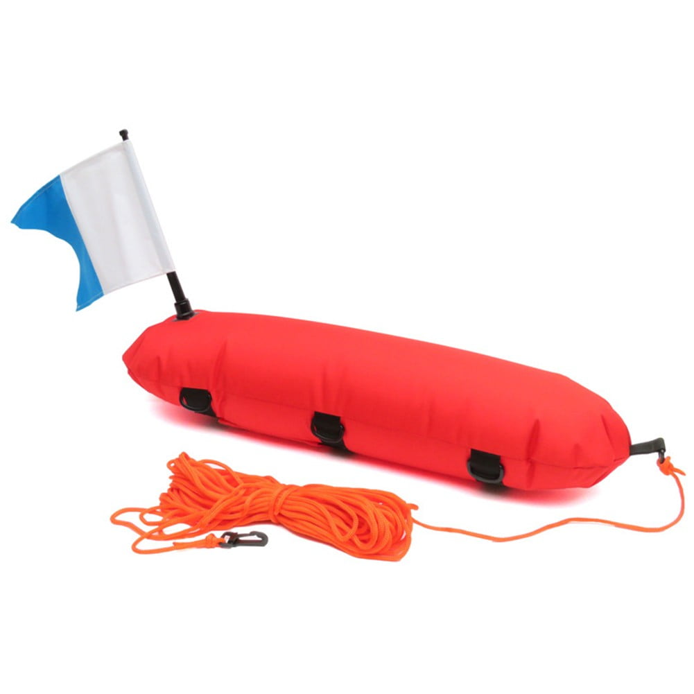 QXKE Inflatable Scuba Diving Float Buoy & Dive Flag for Freediving ...