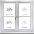 1Set Waterproof PVC Colored Laser Stained Window Film Adhesive Stickers ...