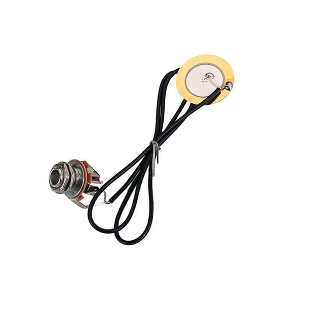 1 Piece Guitar Pickup Piezo Transducer for Mandolin Banjo Preamp Guitar ...