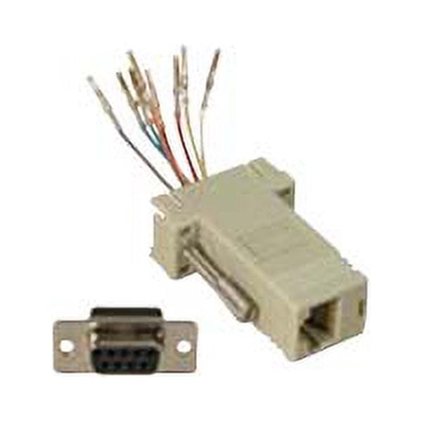 ACCL DB9 Female to RJ45 Modular Adapter Ivory, 10 Pack - Walmart.com