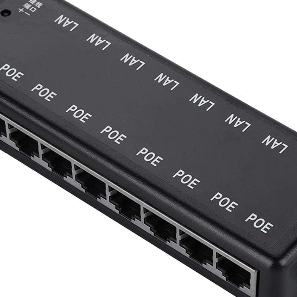 Selm DC12V-48V PoE Power Adapter Ethernet POE Injector Splitter Over ...