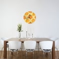 9.84in Round Wall Clock Frameless No Glass Silent Non-Ticking Pvc Board ...