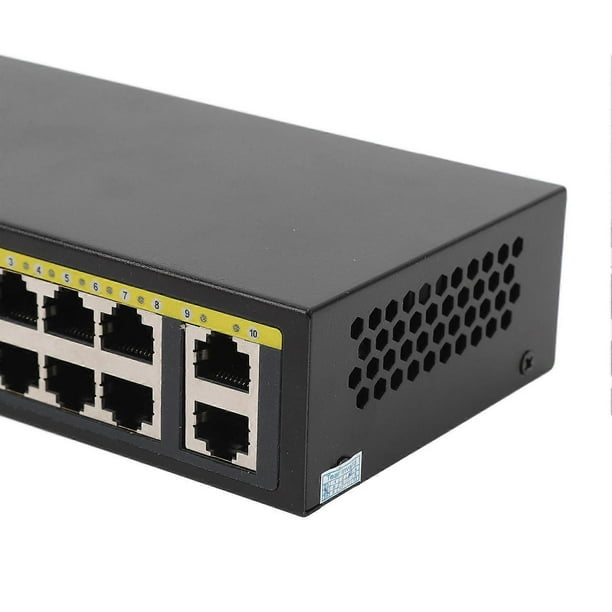 10 Port Gigabit PoE Switch Plug and Play Sturdy Metal 8 Port PoE Switch ...