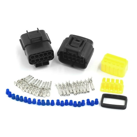 Car Motorcycle Waterproof 10 Pin Electrical 2.0mm AWG Wire Connector ...