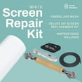 Home Improvement Patio Screen Repair Kit, 59x106 inch, with Tools for ...