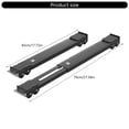 2Pcs Mobile Washing Machine Base Heavy Duty Adjustable Laundry Stand ...