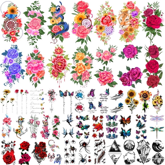 Temporary Tattoos in Body Makeup - Walmart.com