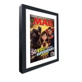 MAD Magazine Display Frame - Complete with Acrylic, Backing, and White ...
