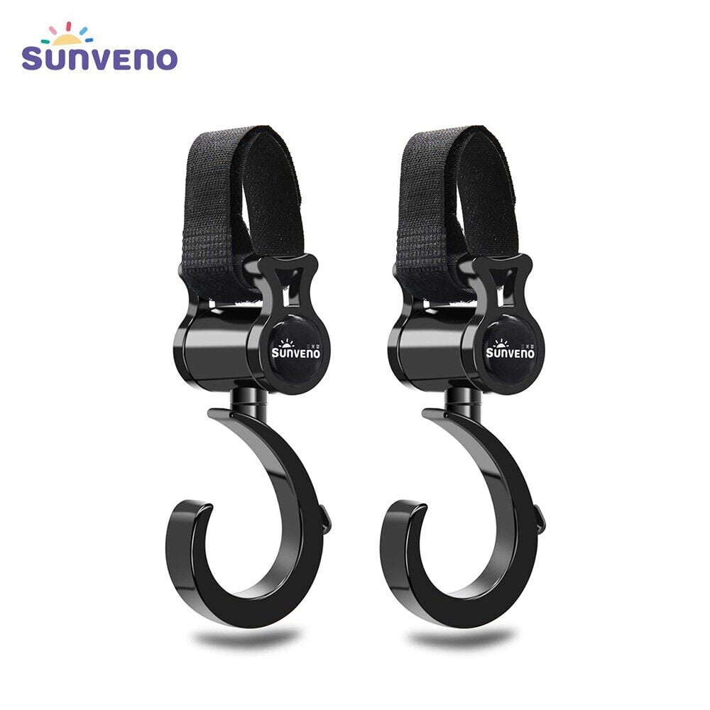 Sunveno Stroller Hook 360° Multi Purpose Hooks Hanger Diaper Bag Hanger ...