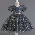 Glisme Girls Dresses Tutu Gown With Puff Sleeve For Birthday Party ...