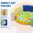 PigPigPen Foam Modular Ball Pit Play Tent for Toddlers and Kids, Indoor ...