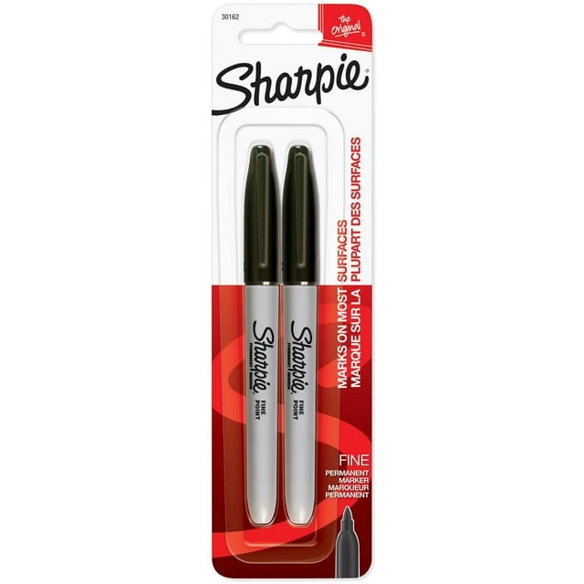Click here for Sharpie Permanent Markers  Fine Point  Black  2 Co... prices