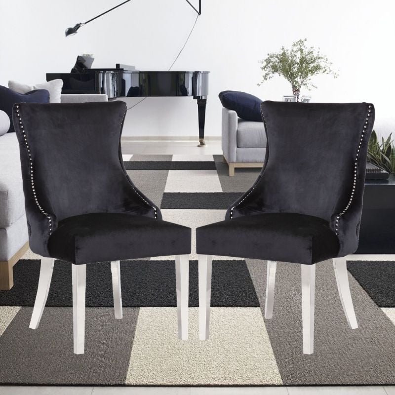 Click here for Take Me Home Furniture Odie Chair In Black  Nailhe... prices