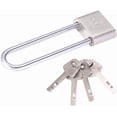 CERPXFF-Long Lock Beam Bike Padlock Anti-Theft Door Cabinet Drawer Gate Lock with Keys Lock Long ...