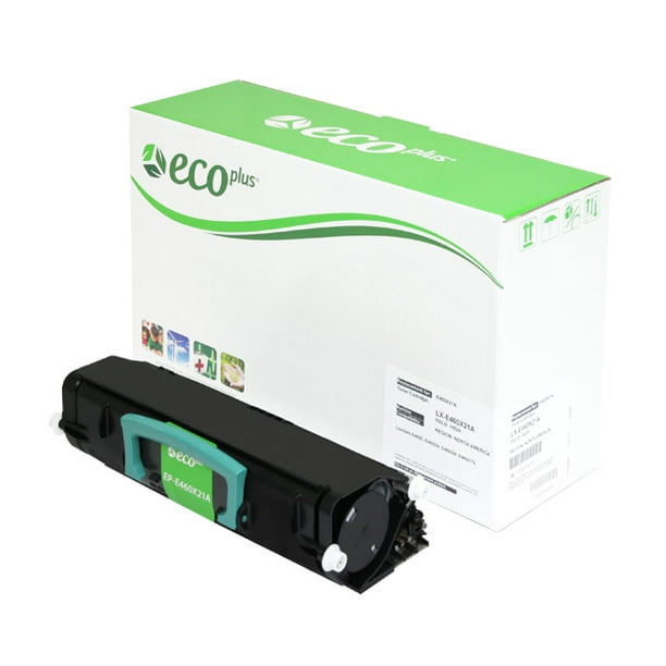 ECOPlus ™ Remanufactured Toner Cartridge for Lexmark E460X11A, E460X21A ...