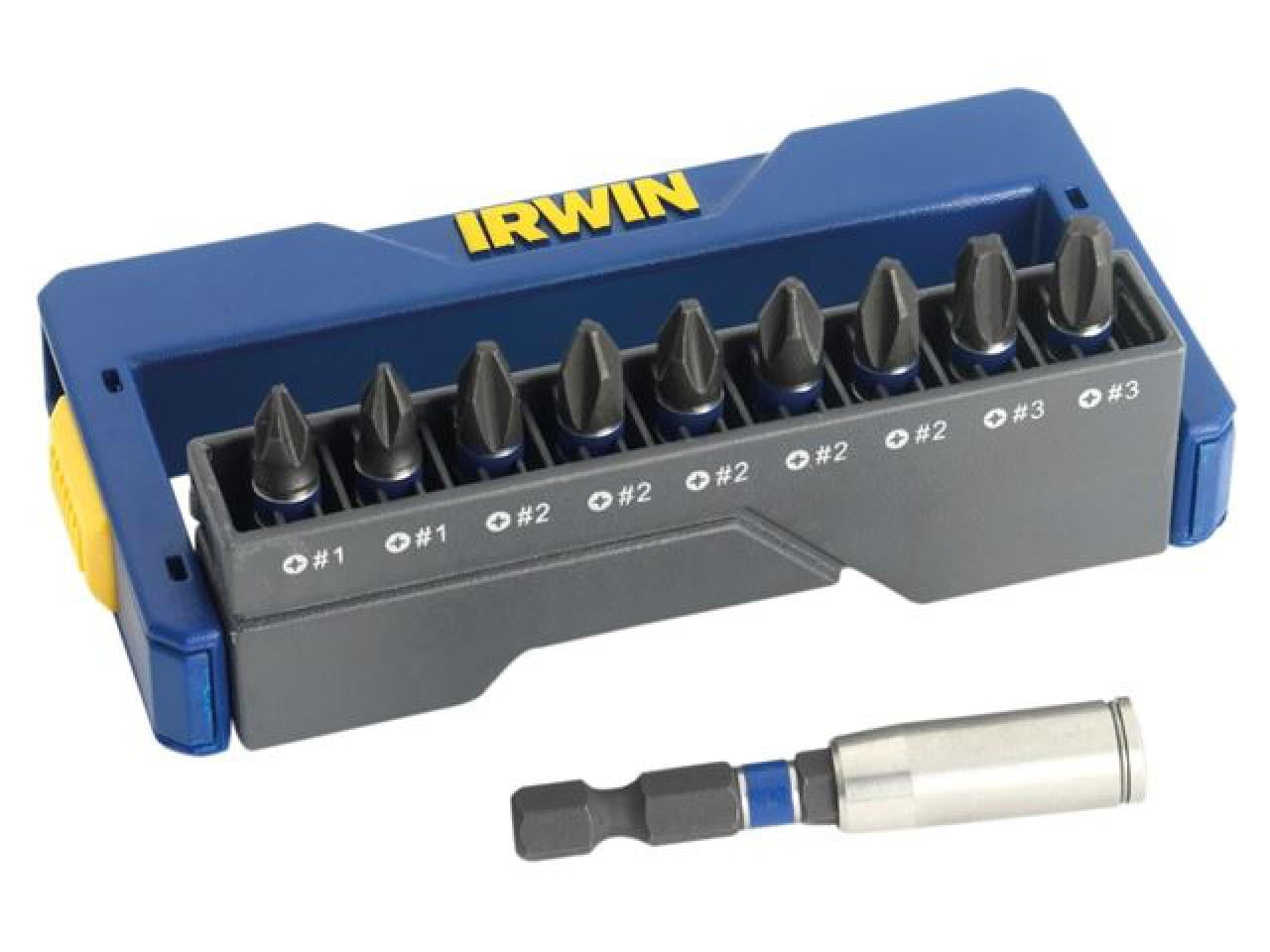 Irwin Phillips Impact Screwdriver Bit Set 10 Piece