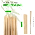 Bamboo Marshmallow Roasting Sticks, 100 Pack S’mores Sticks for Fire ...