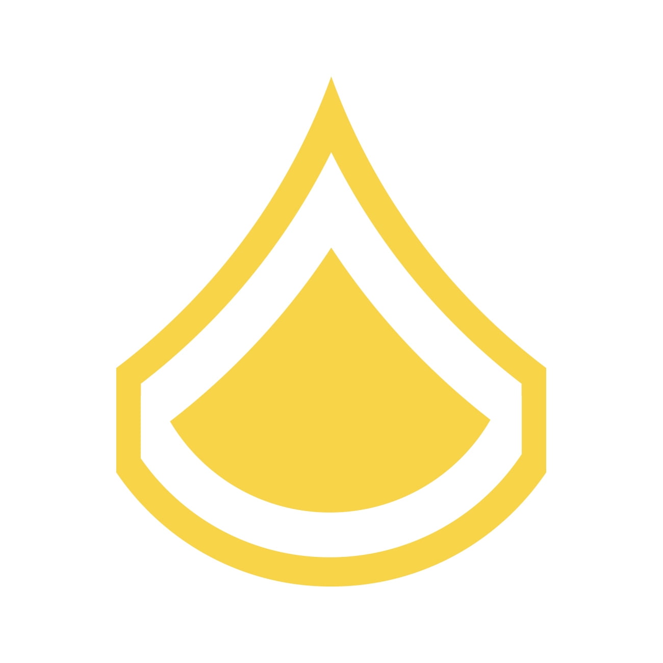 E-3 Private First Class Rank Sticker Decal Die Cut - Self Adhesive ...