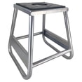 Motorcycle Dirt Bike Panel Stand - Silver Steel Lift Stand, 1000lbs ...