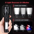 Flashlights 1,500,000L High Lumens 2 Packs, Bright Handheld Flash ...