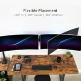 "VIVO Dual Monitor Wall Mount, Steel Telescoping Flush Mount for 27 ...