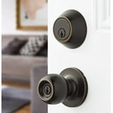 Hyper Tough Keyed Entry Ball Doorknob Lock and Single Cylinder Deadbolt ...