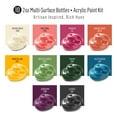 FolkArt Multi-Surface Acrylic Paint Set, 10 Pieces, Satin Finish ...
