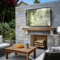 Abstract Art Outdoor TV Cover 52 to 55 inch Retro Green Collage Oil ...